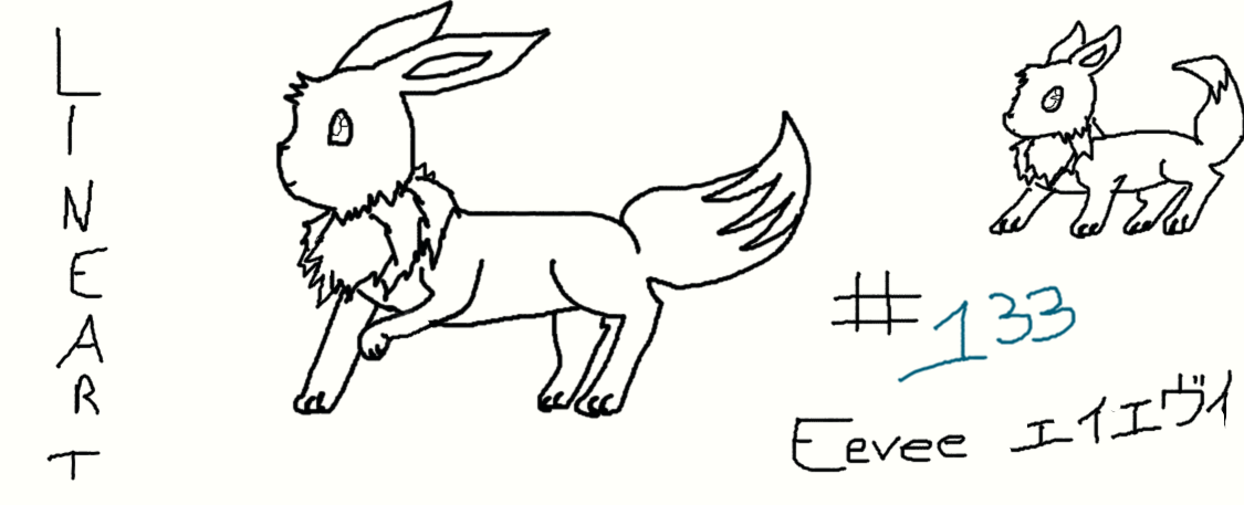 Pokemon Line Art on Okami-and-Pokemon - DeviantArt