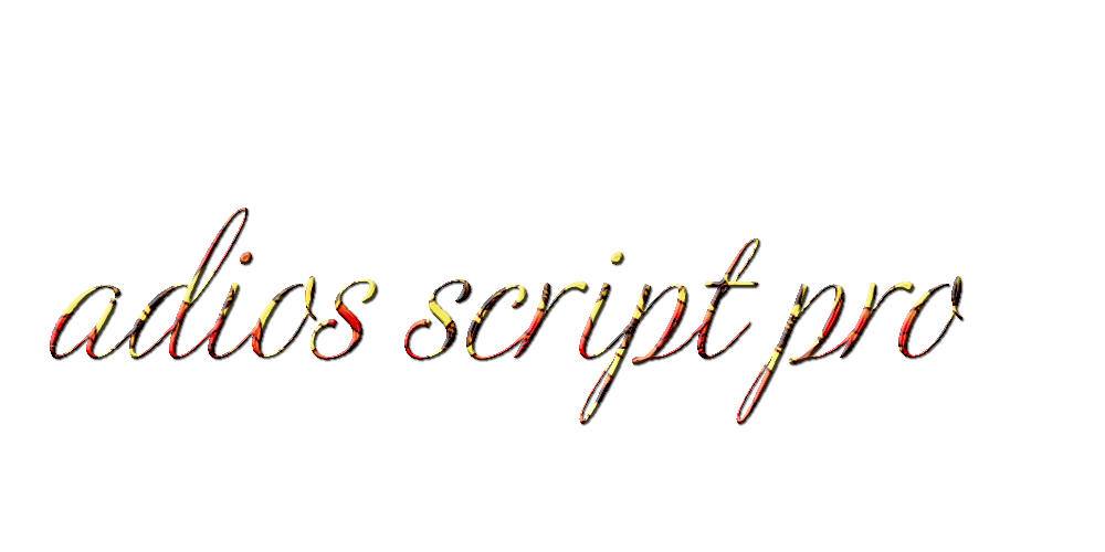 Adios Script Pro by goldensealgraphic on DeviantArt