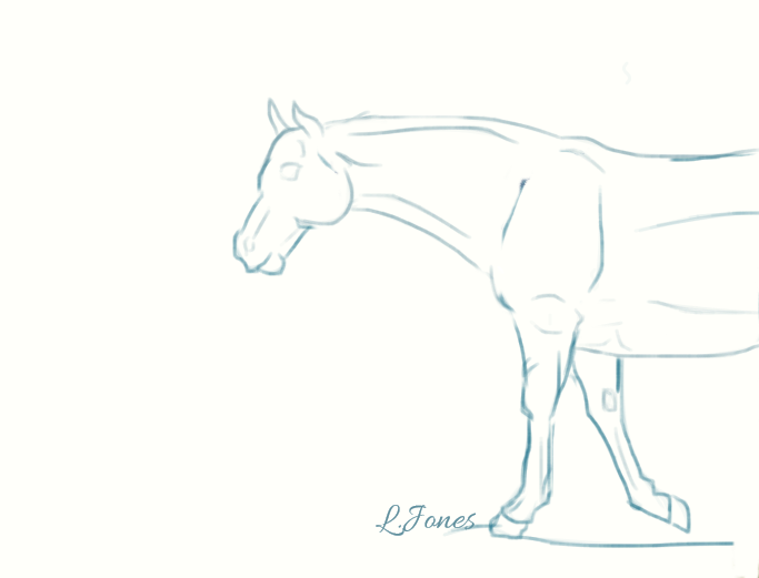 Pregnant Mare Walking~Lineart~Free by Harleyloveme2039 on DeviantArt