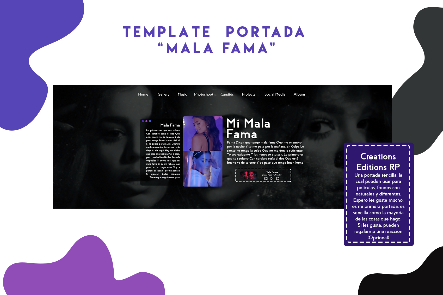 Portada Mala Fama CreationsEditions by CreationsEditions on DeviantArt