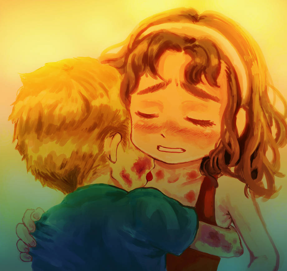Neck Kiss1 By Mametake On Deviantart