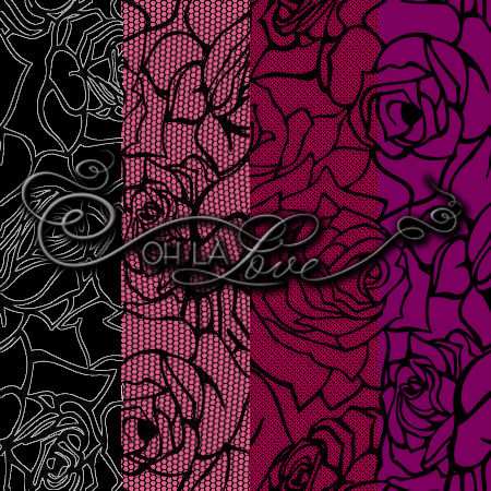Rose Lace pattern backgrounds by ohlalove on DeviantArt