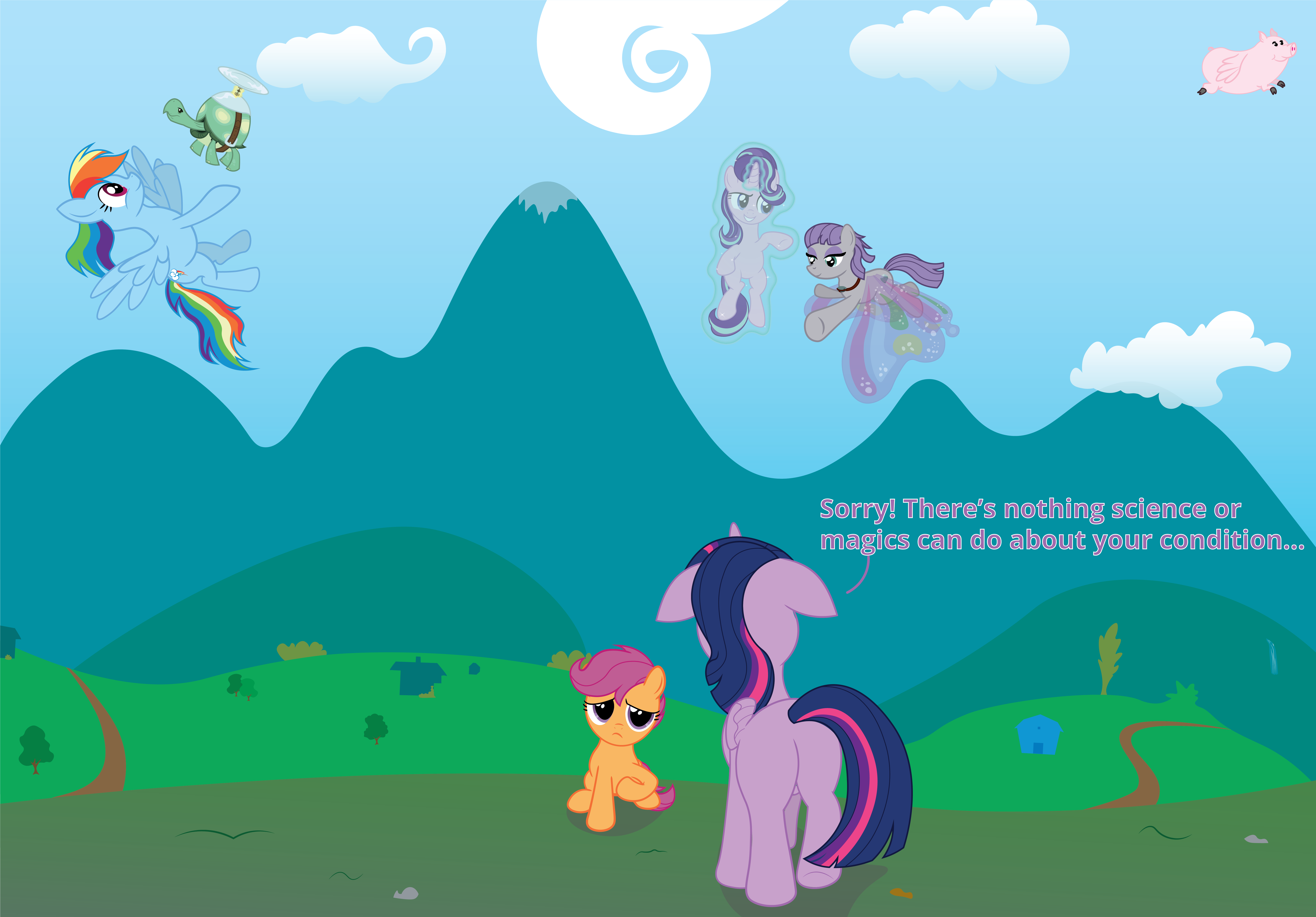 Mlp Scootaloo Grown Up Flying