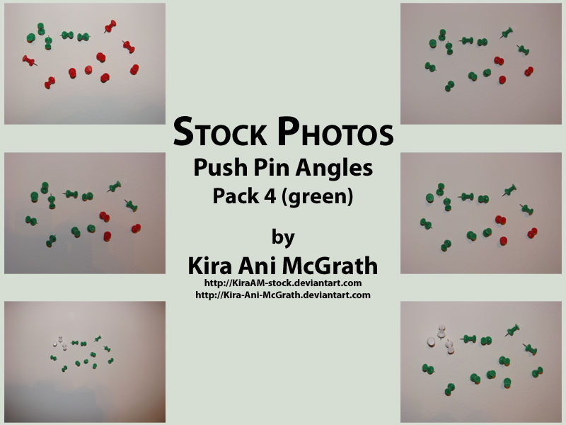 STOCK: push pin angles pack 4 (green) by KiraAM-stock on DeviantArt