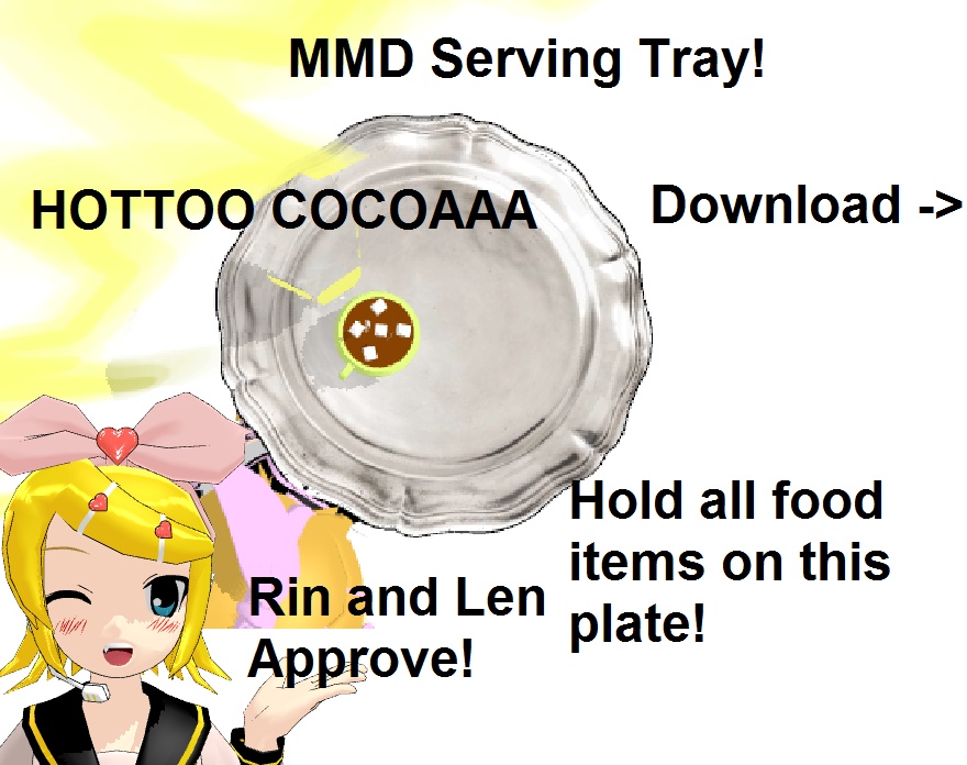 MMD Serving Tray DL by Snowwisheslol on DeviantArt