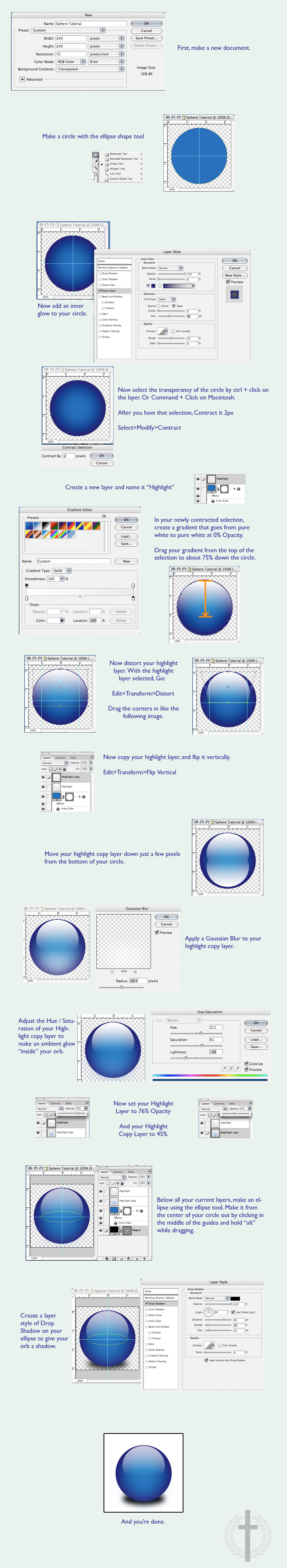 Glossy Orb Tutorial by troseph on DeviantArt