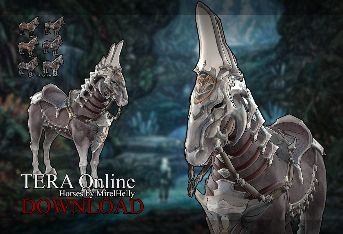 [MMD] Tera Online - Horses DL by MirelHelly on DeviantArt