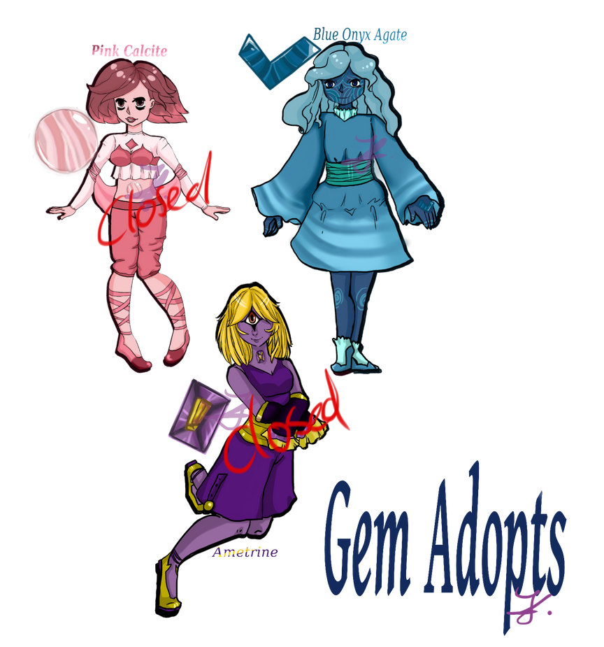 Gem Adopts OPEN (1/3) by ErasedMe on DeviantArt