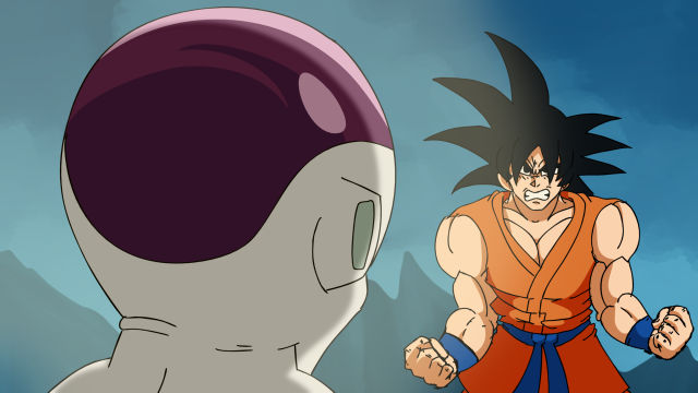 Goku Gets Hit by AngelXMikey on DeviantArt