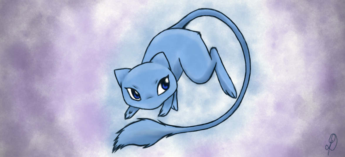 Blue Mew (muro) by Kyu-Dan on DeviantArt