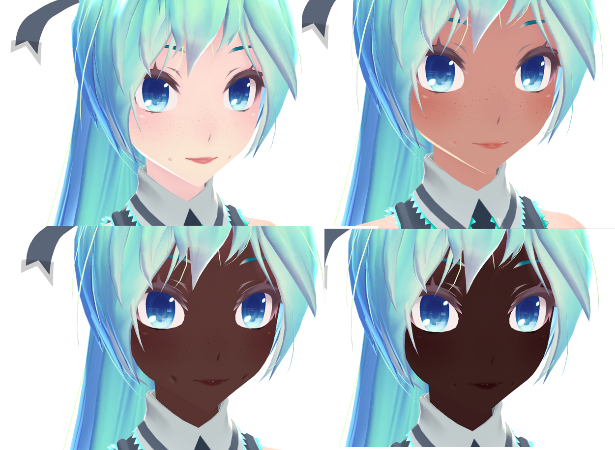 MMD/TDA: Dimples (and freckles) Face Texture DL by MacaronParisPretty ...