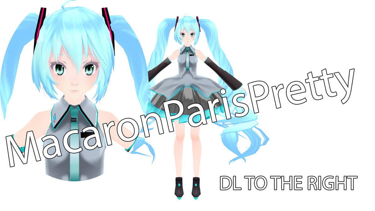 [MMD] Miku Hatsune Edit +DL by MacaronParisPretty on DeviantArt