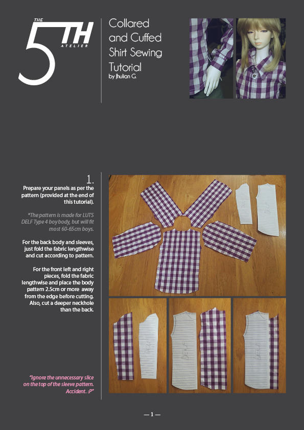 Collared and Cuffed Shirt Tutorial by Ylden on DeviantArt