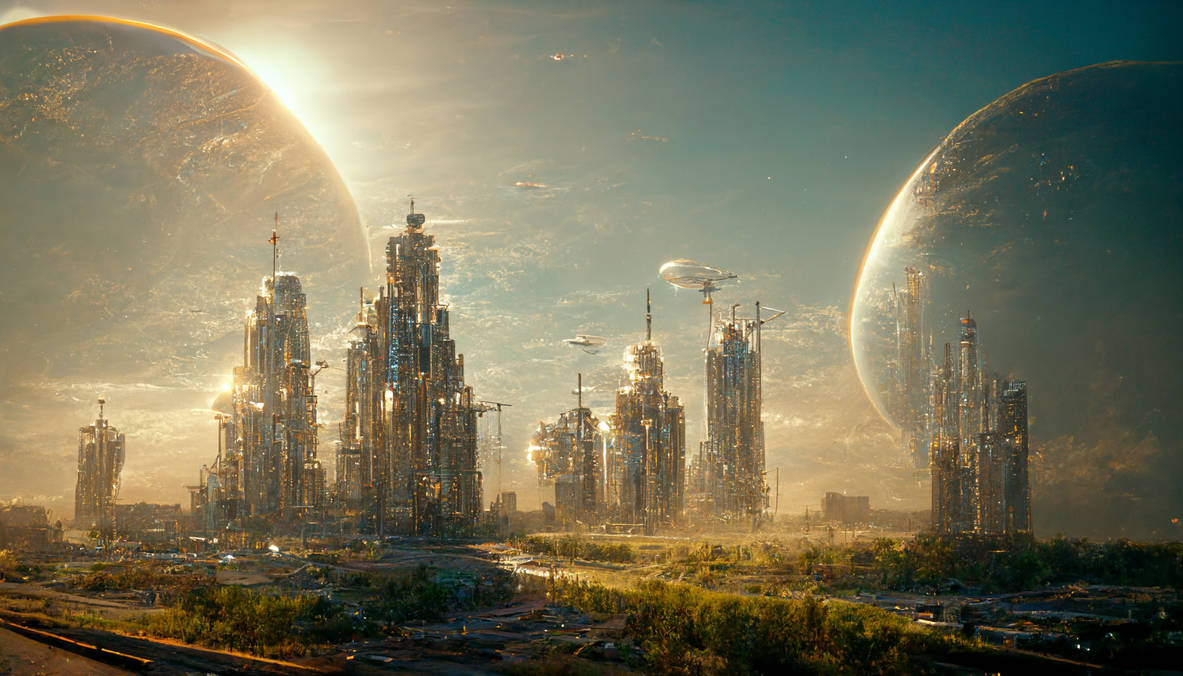 Sci-fi City by CreativeHabbit on DeviantArt