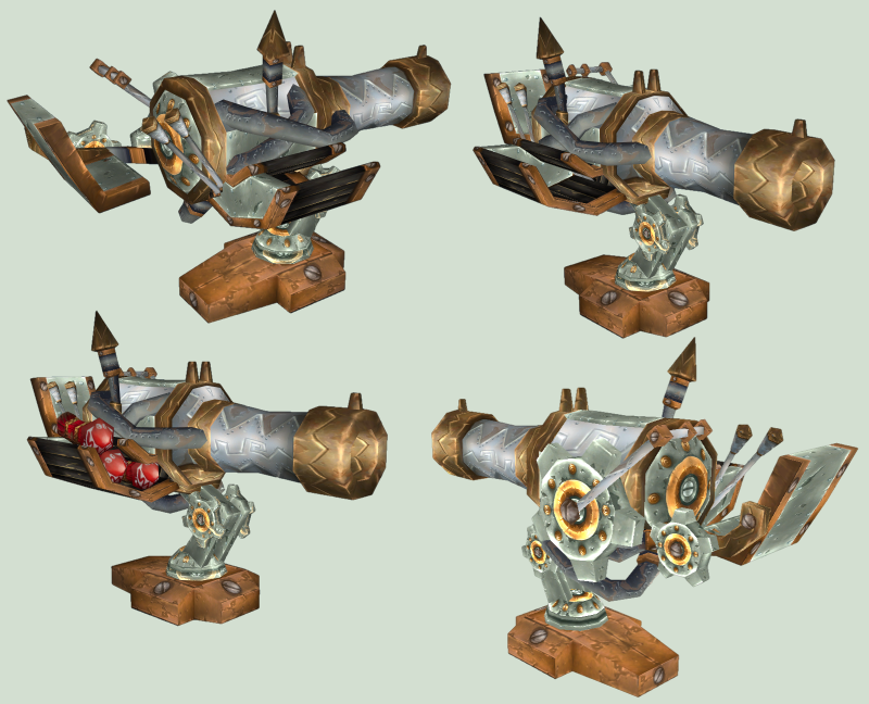 WoW Goblin Cannon Cut Out Pack by atagene on DeviantArt
