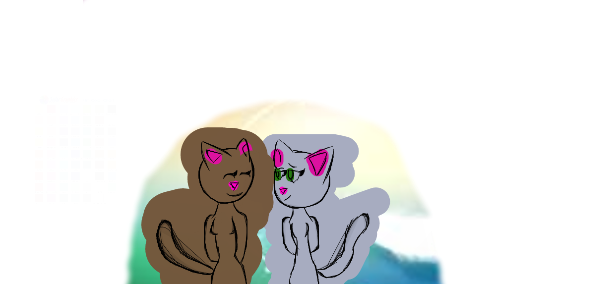 A Drawing Of My Oc Cream And My Moms Oc Mavis by Puppetgirl23 on DeviantArt