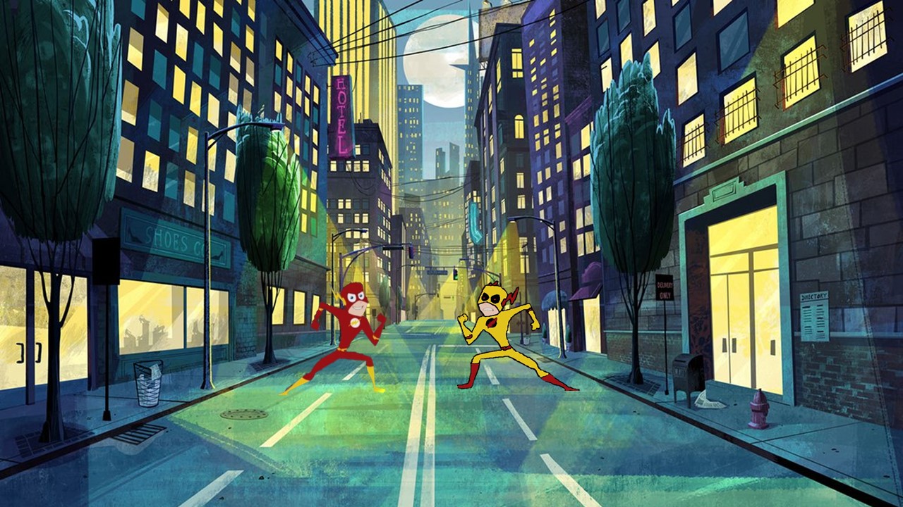 Flash vs Reverse Flash in DC Superhero Girls by GoldenMarcus1987 on ...