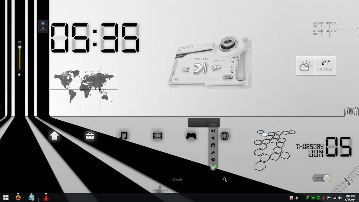 Black and White for Rainmeter by chovvder1 on DeviantArt