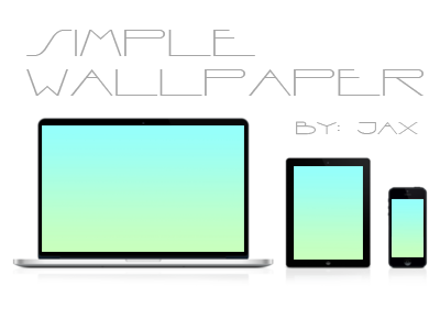 Simple wallpaper by jax5on on DeviantArt