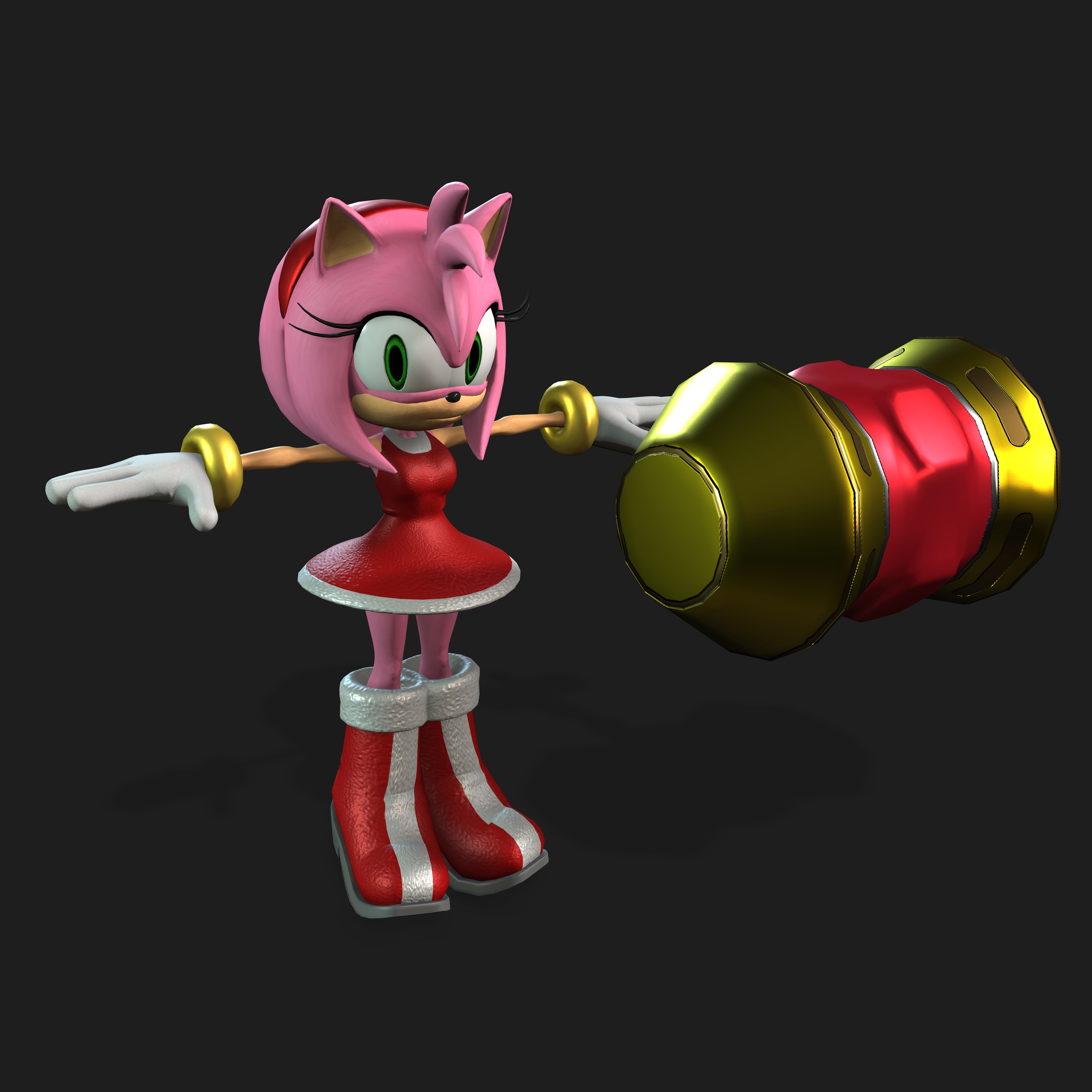 Amy Rose iAvatar for iClone(v7.72) Port by Danni-H4 on DeviantArt
