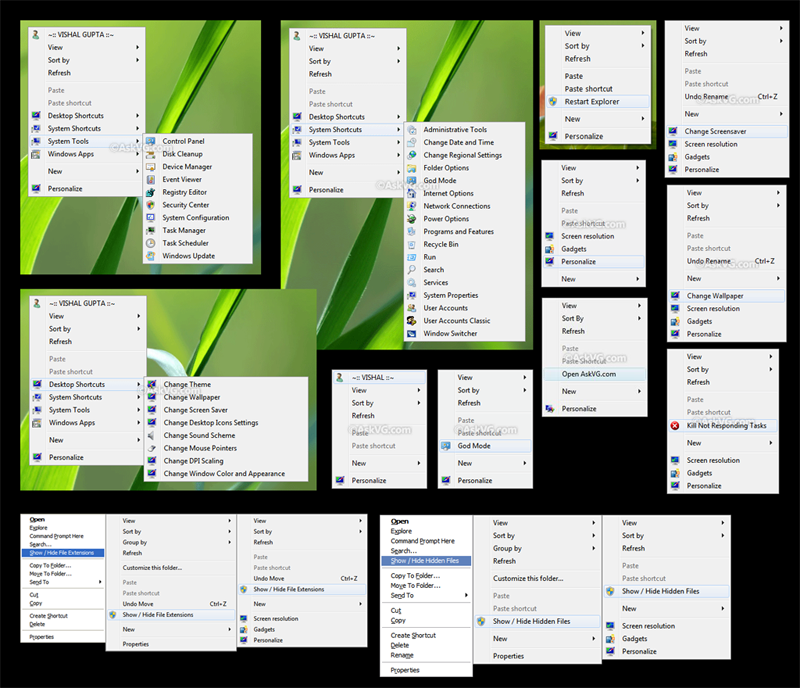 Win7 Desktop Context Menu Hack by Vishal-Gupta on DeviantArt