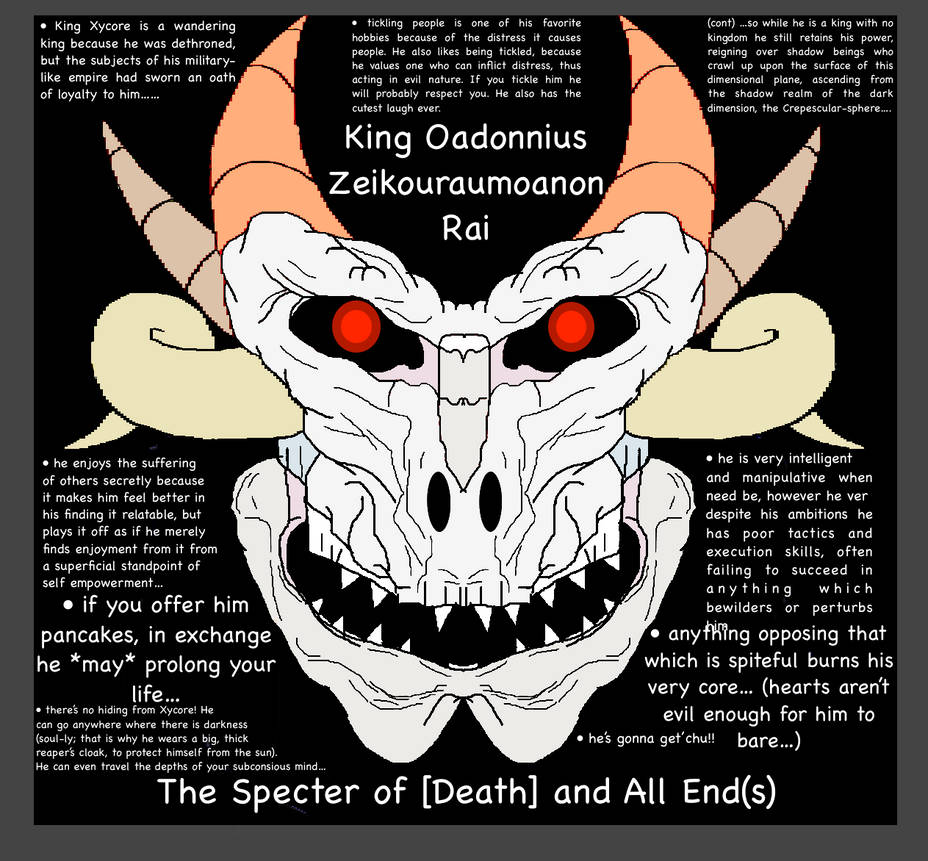 Xycore's Scary Bone Face! (+ The Great Change...) by Kuloraki-P on ...