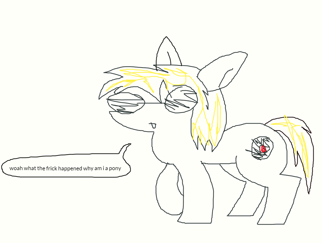 Dave Strider pony doodle by Hickerbop on DeviantArt