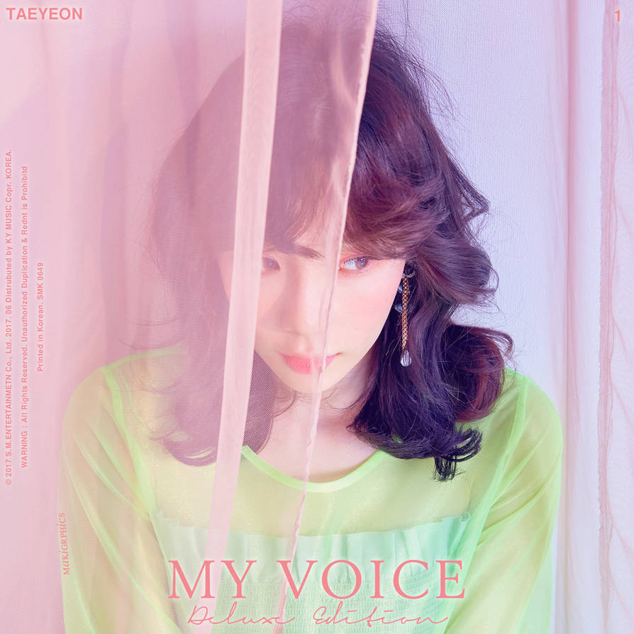 Taeyeon - The First Album (Deluxe) : My Voice by makigraphics on DeviantArt