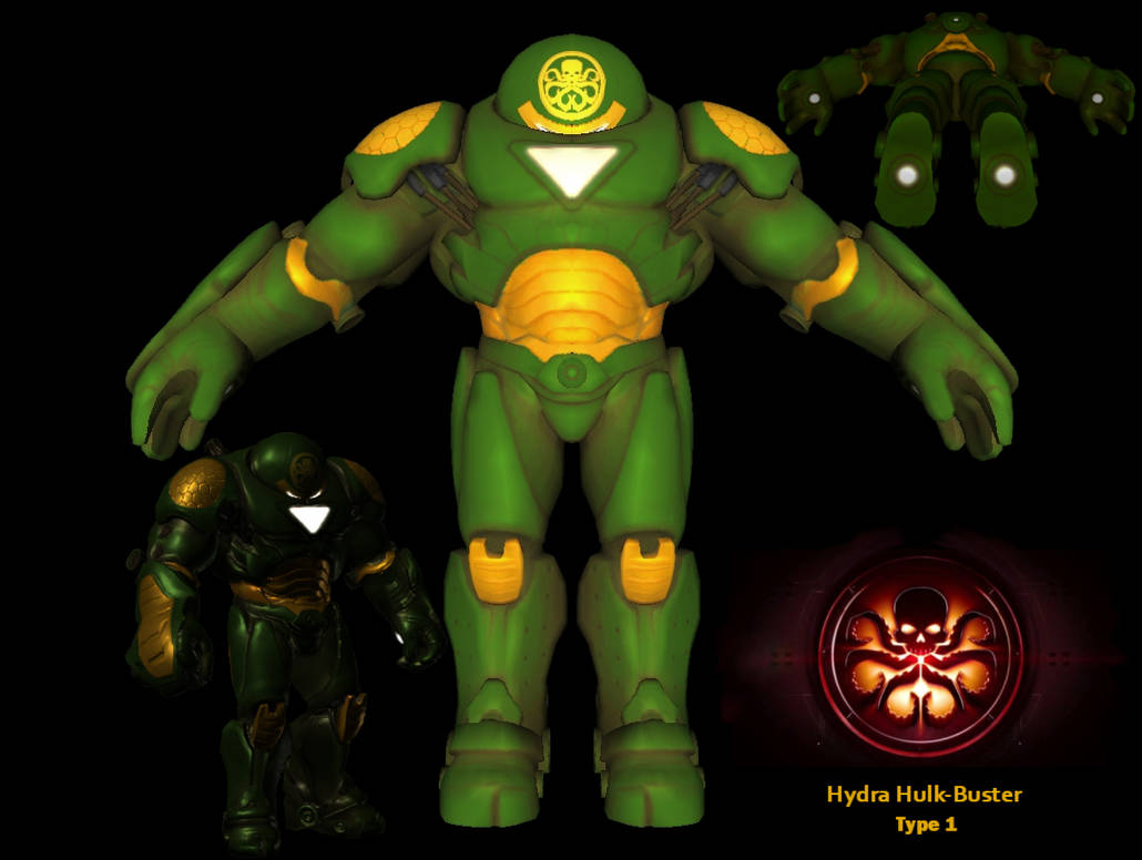 Hydra Hulk-Buster Type 1 (FBX Download) by Honorsoft on DeviantArt