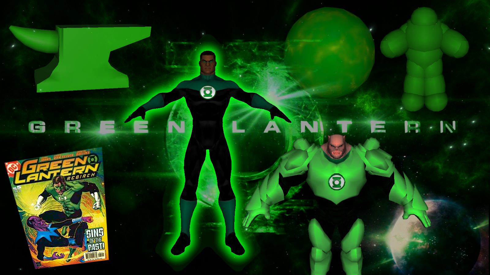 Green Lantern - Pack 1 (FBX DOWNLOAD) by Honorsoft on DeviantArt