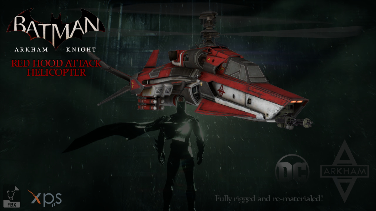 AK RedHood Helicopter (Re-Materialed) FBX XPS by Honorsoft on DeviantArt