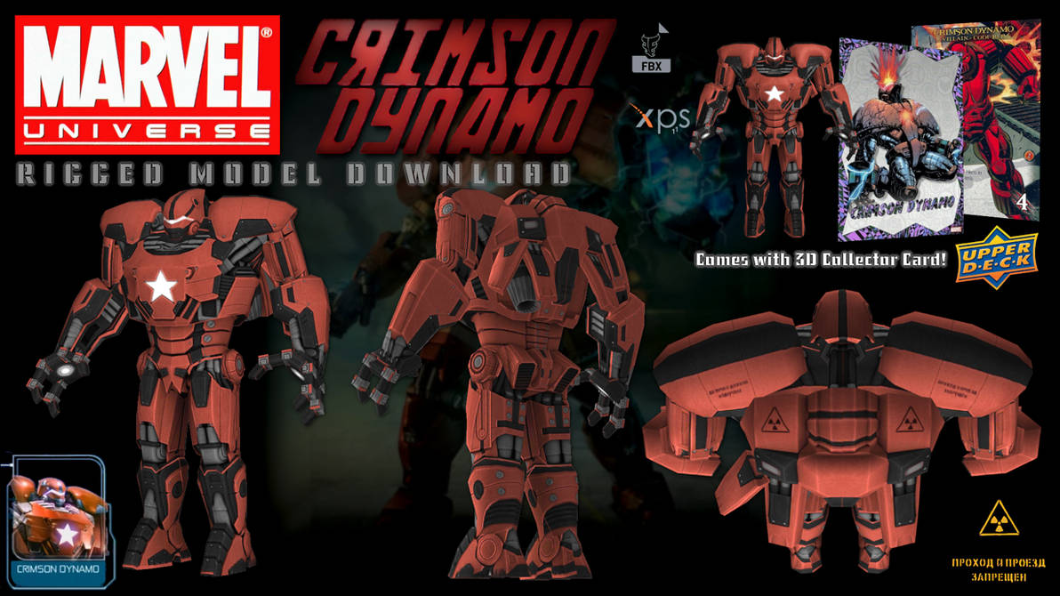 IM2 Crimson Dynamo Rigged RARE (FBX XPS DOWNLOAD) by Honorsoft on ...