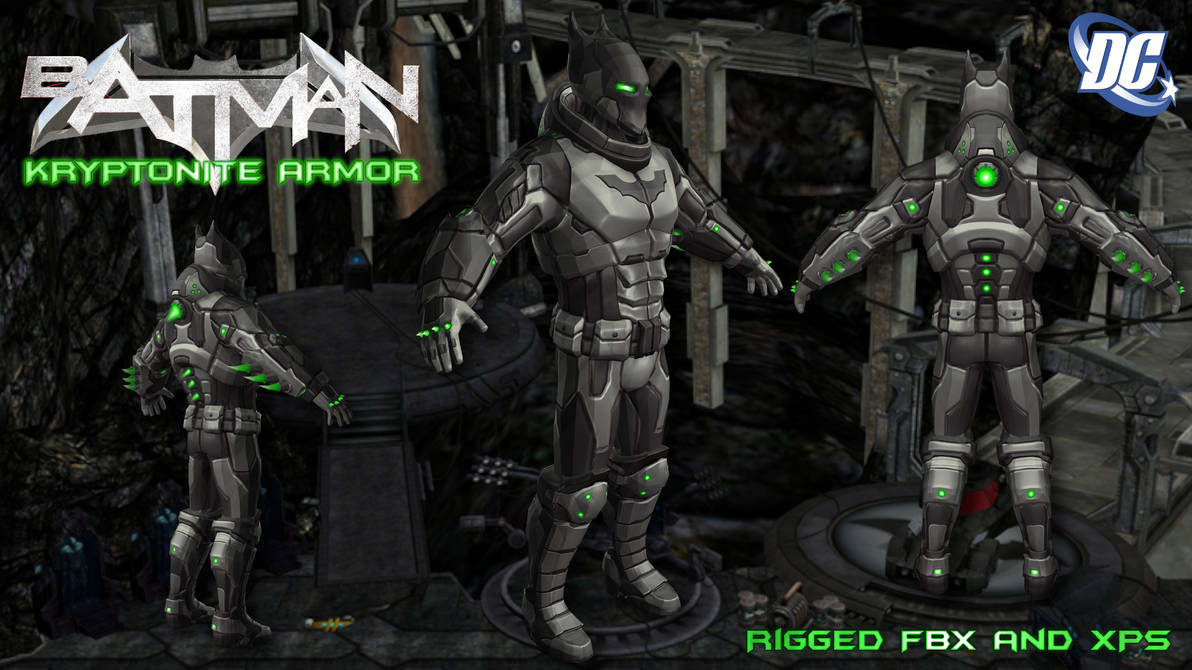 Batman Kryptonite-Armor (FBX, XPS MESH) DOWNLOAD by Honorsoft on DeviantArt