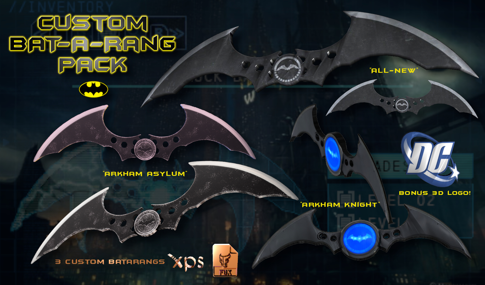 Batman Batarang Arkham Asylum