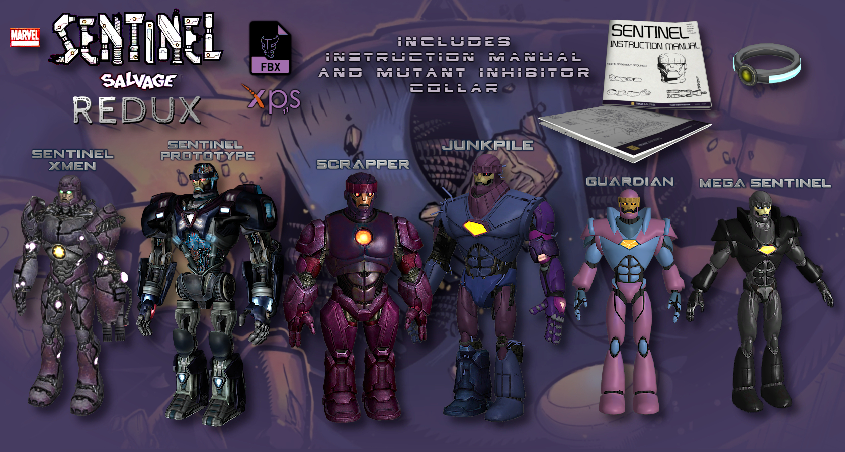 Sentinel Salvage Pack Redux (FBX XPS) DOWNLOAD by Honorsoft on DeviantArt