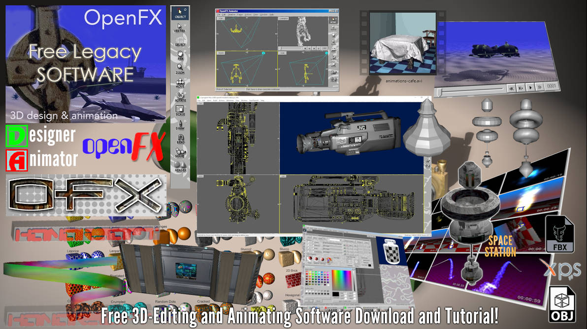 Free 3D Software Tutorial OpenFX (XPS FBX OBJ) DL by Honorsoft on ...