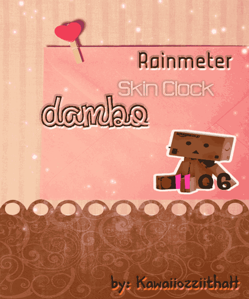 Rainmeter Skin Clock Dambo by KawaiiozziithaH on DeviantArt