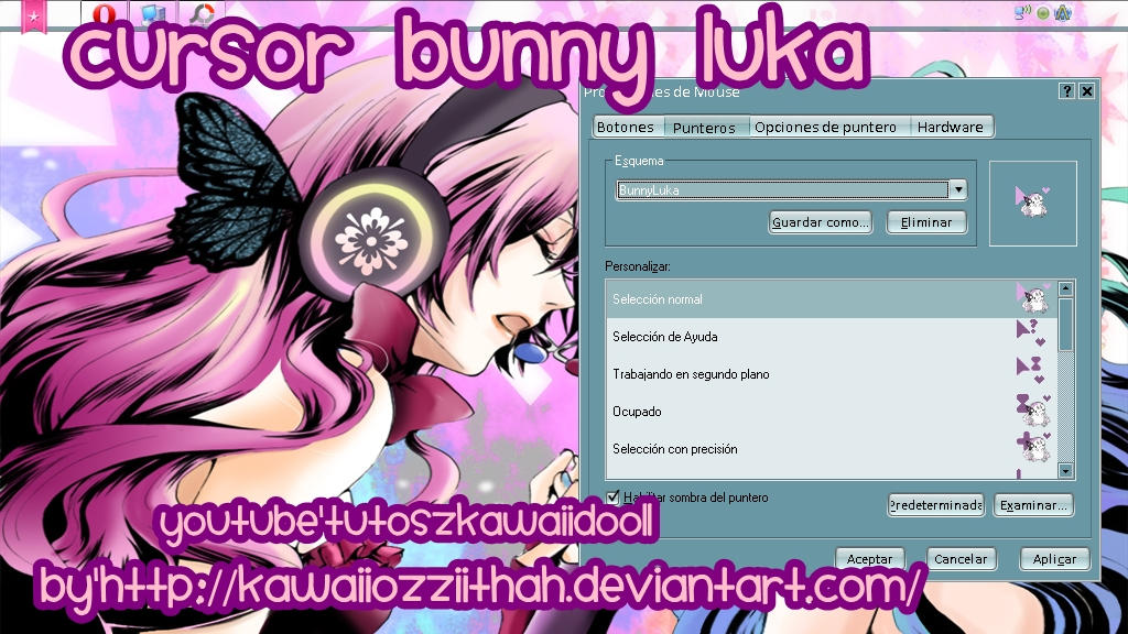 Bunny Luka Cursor by KawaiiozziithaH on DeviantArt
