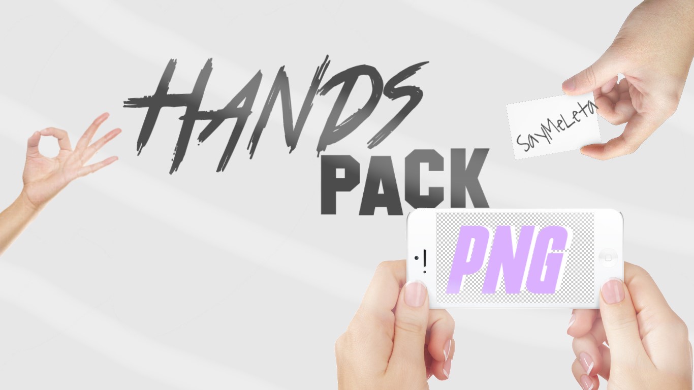 Pack Hands PNG [21 manos en formato PNG] by SayMeLeta on DeviantArt