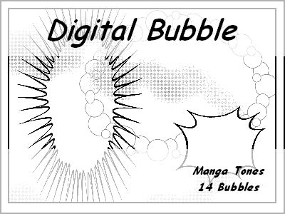 Digital Manga bubbles by bakenekogirl on DeviantArt