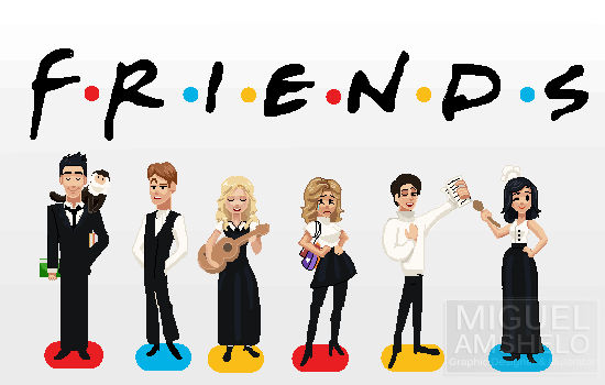FRIENDS - Pixelart GIF by miguel-amshelo on DeviantArt