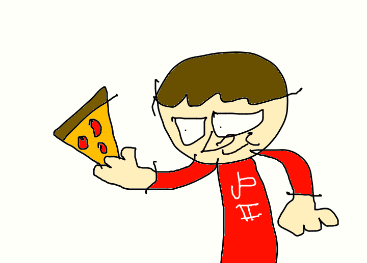 Me eating a pizza by BrysonDoesArt on DeviantArt