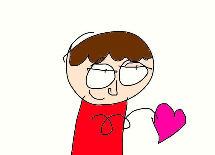 Me with a springy heart by BrysonDoesArt on DeviantArt