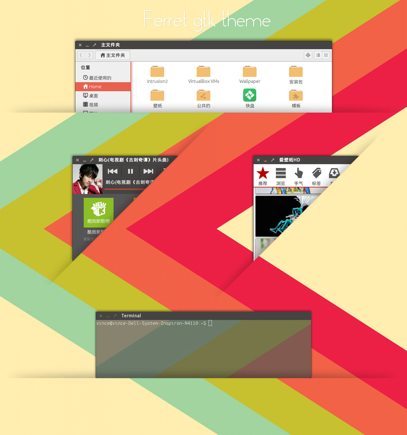 Ferret-gtk-themes by vinceliuice on DeviantArt