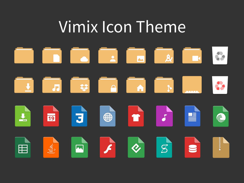 Vimix-icon-themes by vinceliuice on DeviantArt