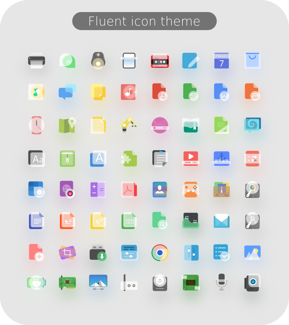 Fluent Icon Theme By Vinceliuice On Deviantart