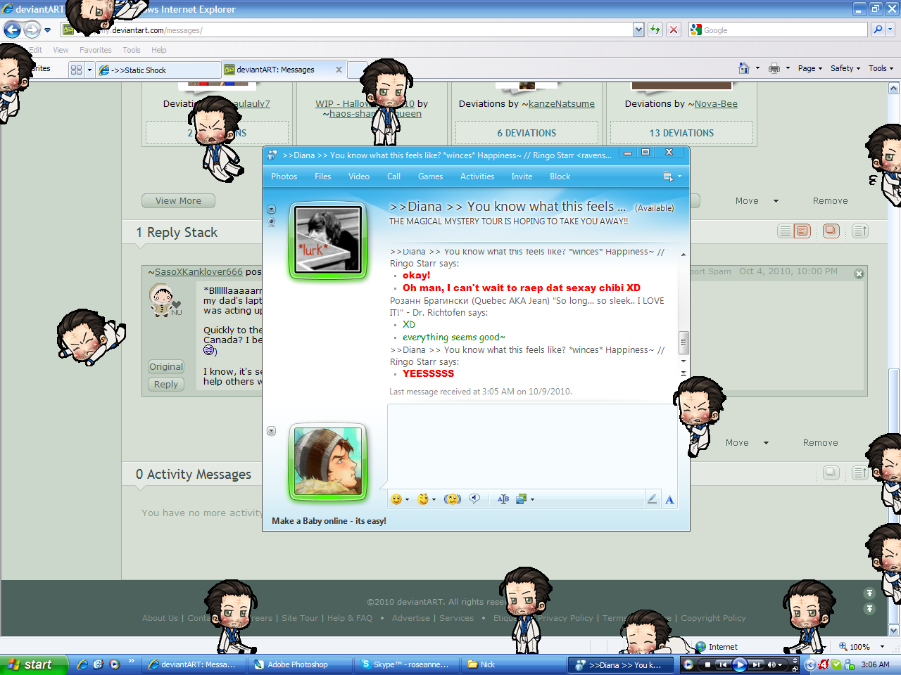 Shimeji: Nick by roseannepage on DeviantArt
