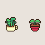 Pixel Plants Animation (Nov 2015) by emimonserrate on DeviantArt