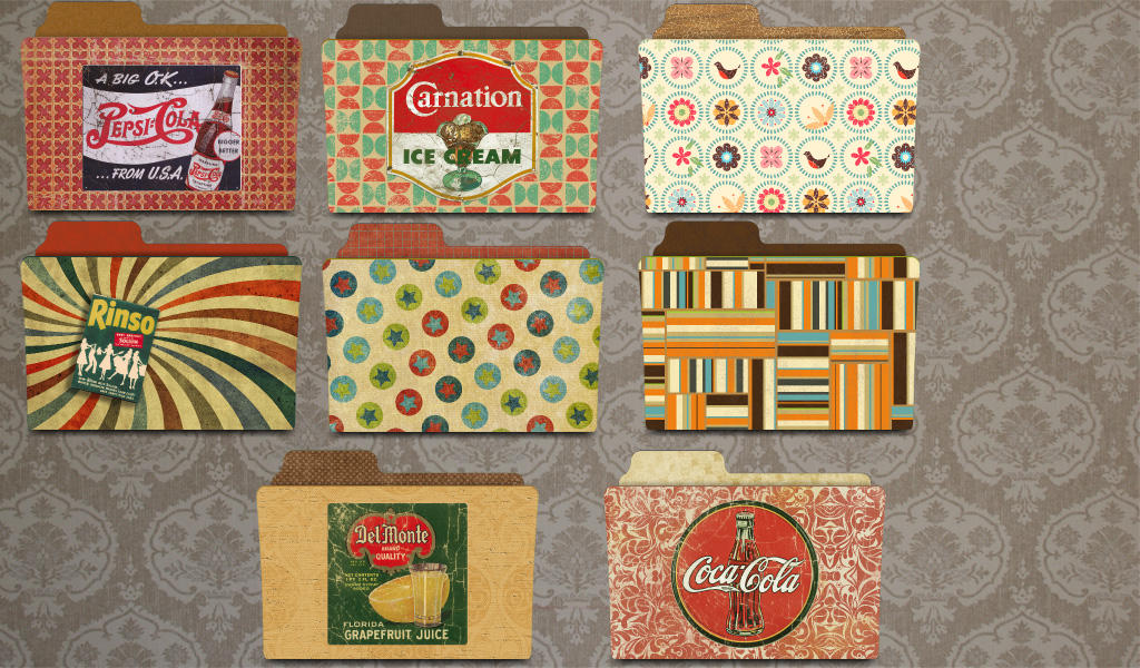folders vintageee by florvaz5 by florvaz5 on DeviantArt
