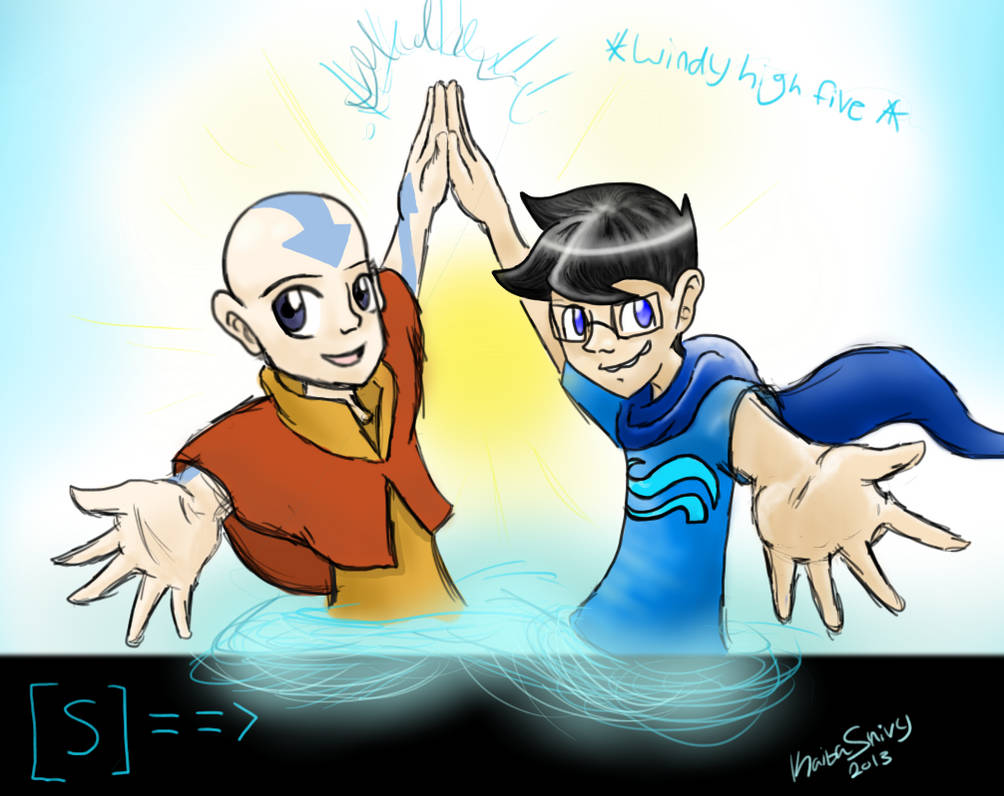[S] John and Aang: Do The Windy Thing by CheshyreKitten on DeviantArt